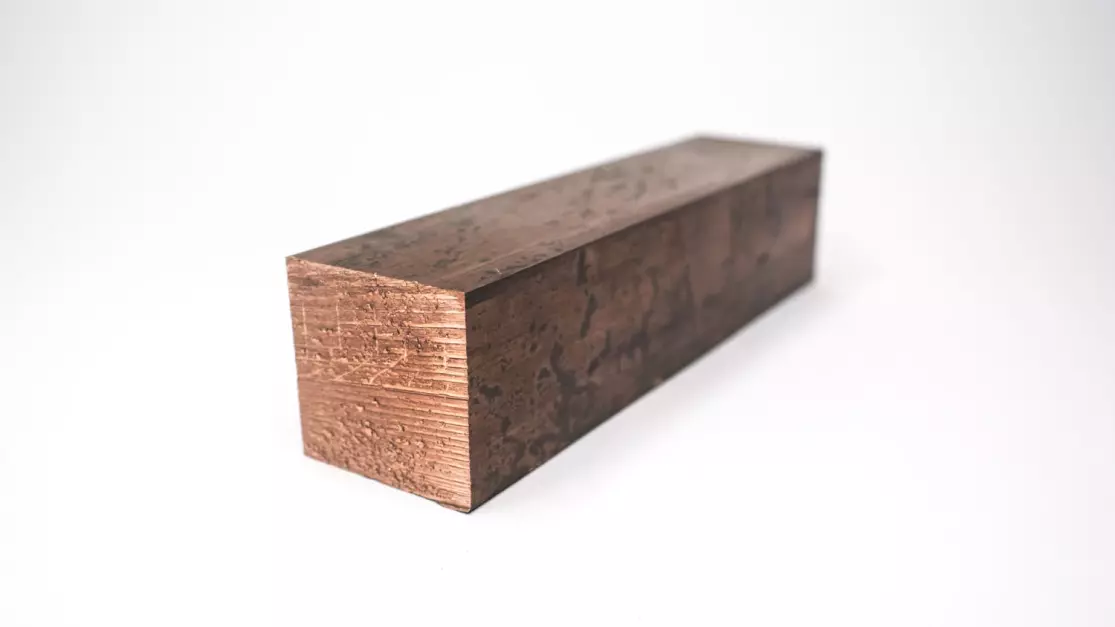 Square bar - 60mm - Copper E-Cu